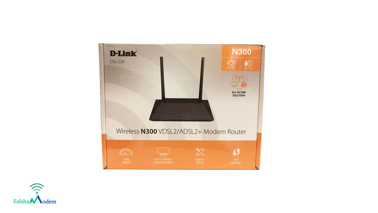 قیمت مودم adsl/vdsl دی لینک dlink dsl 224