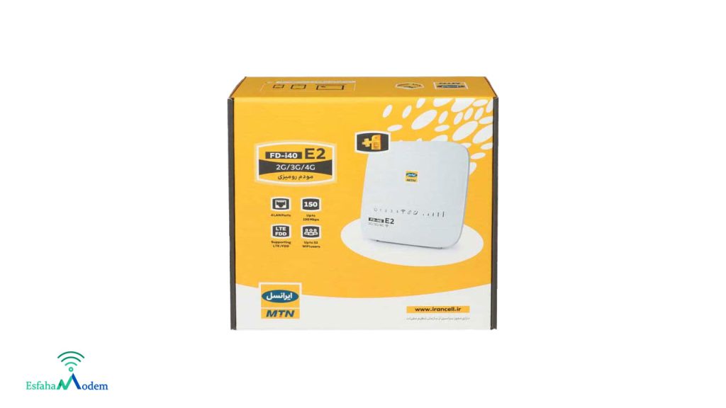 مودم ۴g ایرانسل FD-i40 E2 UNLOCK - فروشگاه اینترنتی اصفهان مودم