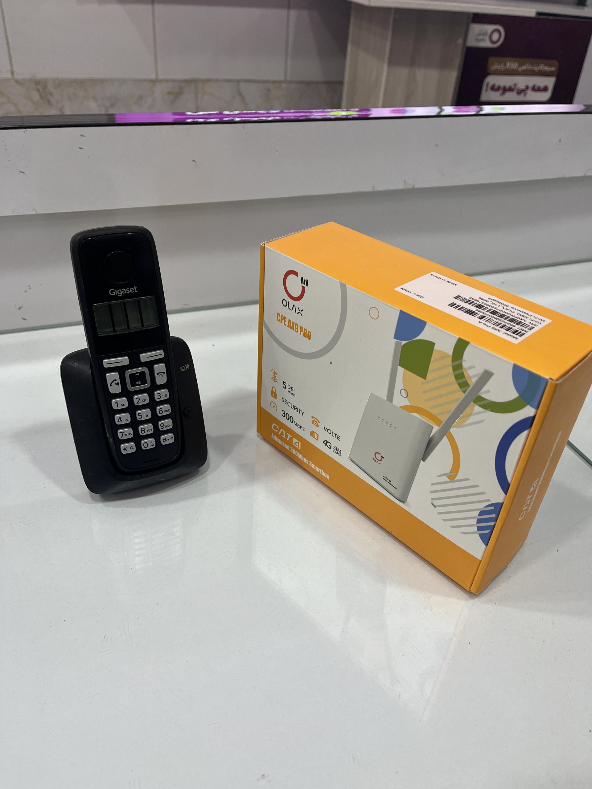 مودم ۴g اولاکس OLAX AX9 Pro CPE با قابلیت خروجی تلفن - فروشگاه اینترنتی ...